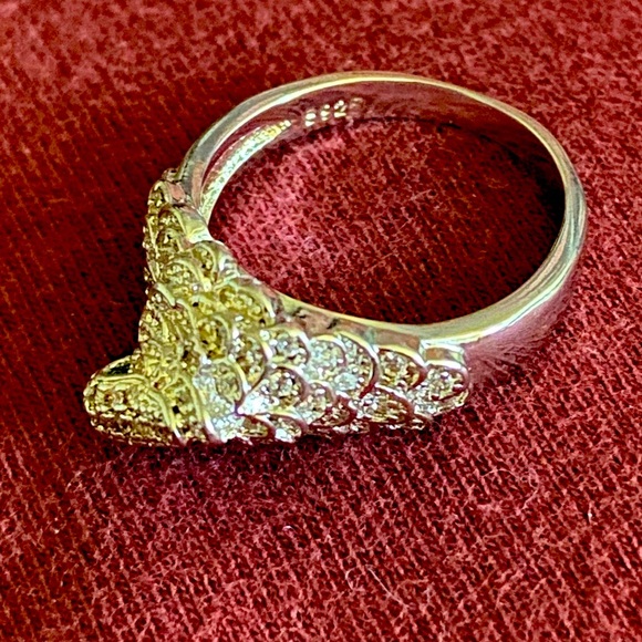 Jewelry | Topaz And Emerald Quartz Parrot Ring 6 7 | Poshmark